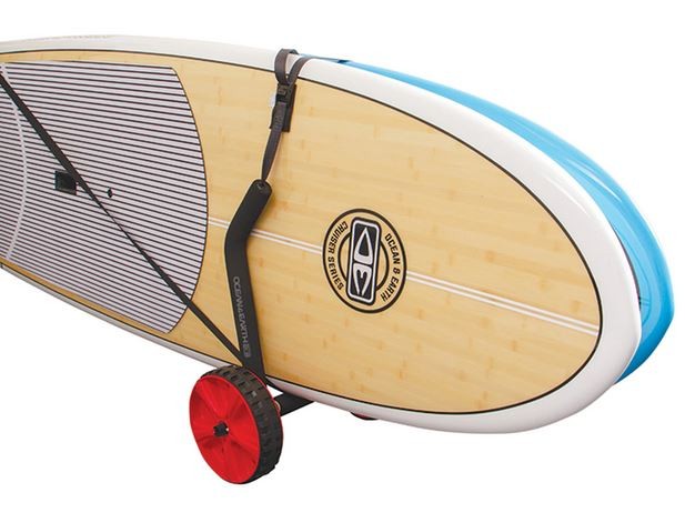 Chariot de Transport pour SUP Paddle et surf ajustable Ocean and Earth ...