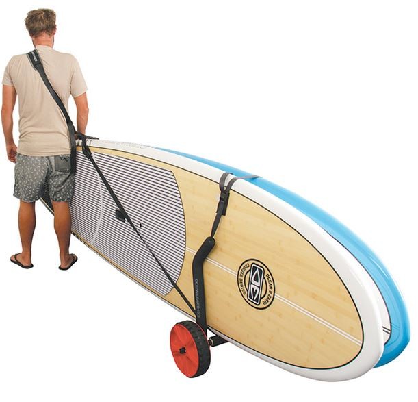 Chariot de Transport pour SUP Paddle et surf ajustable Ocean and Earth ...