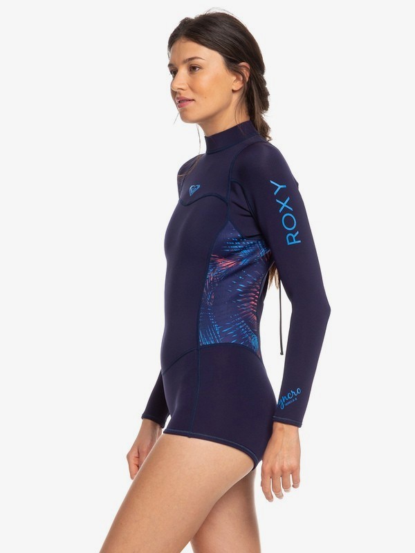 Shorty femme Roxy Syncro 2/2 mm (Scarlet) | Loisirs 3000