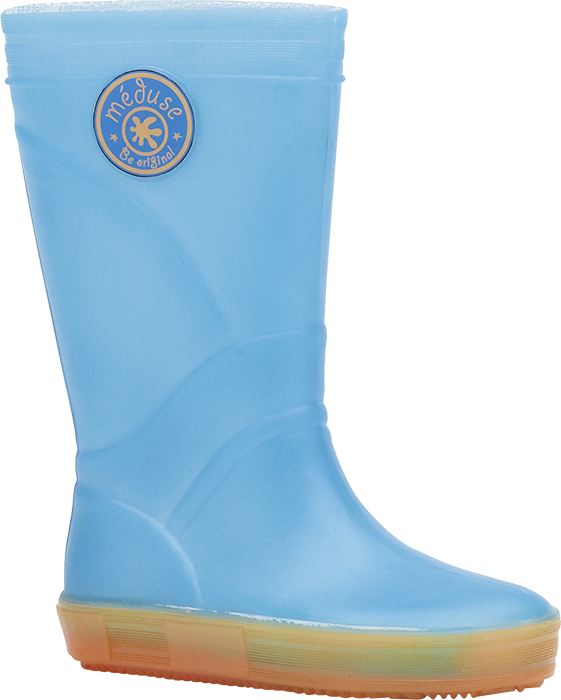 Bottes enfant Méduse Skippy bleu fluo Méduse® la chaussure plastique ...