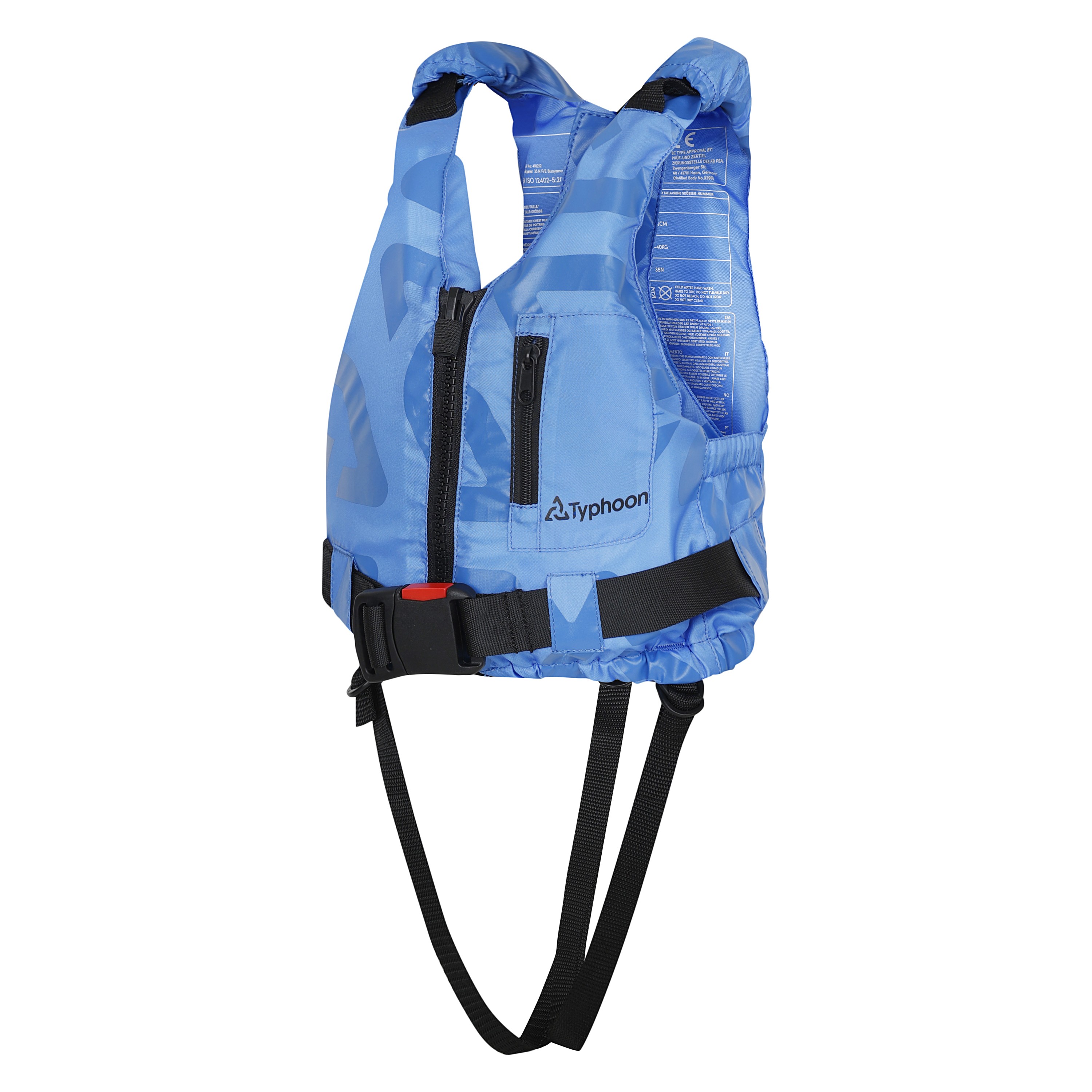 Gilet Typhoon Hudson 50N Bleu – Aide à la flottabilité sports nautiques ...