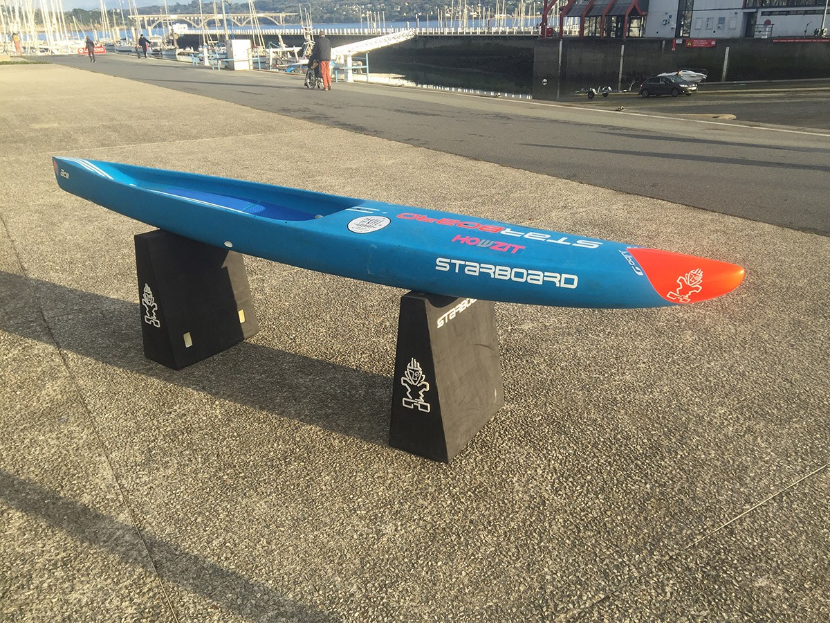 SUP paddle Race Starboard Ace 14' x 23.5 Carbon Sandwich 2018 Occasion ...