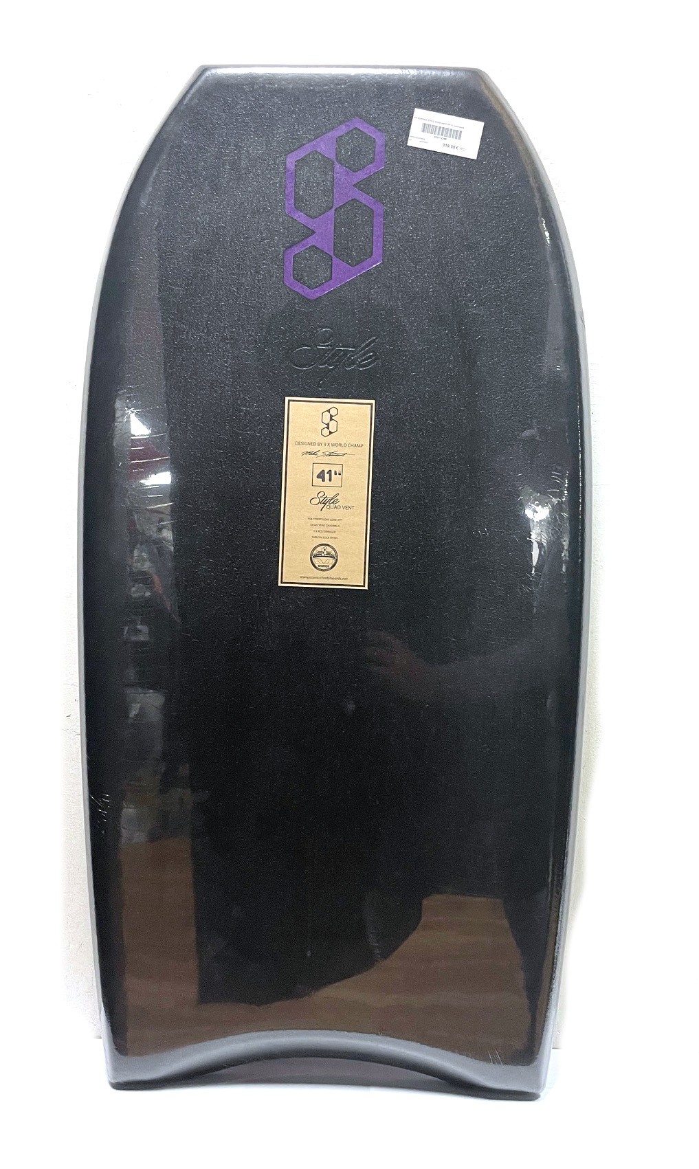 Bodyboard Science Style Quad Vent PP 41 (Noir/mauve) | Loisirs 3000
